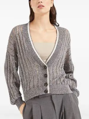 Brunello Cucinelli Cardigan - Grey