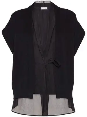 Brunello Cucinelli Monili-detail Cardigan - Black
