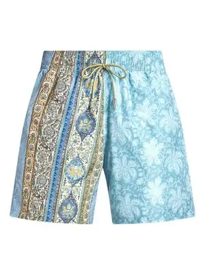Etro Abstract-pattern Swim Shorts