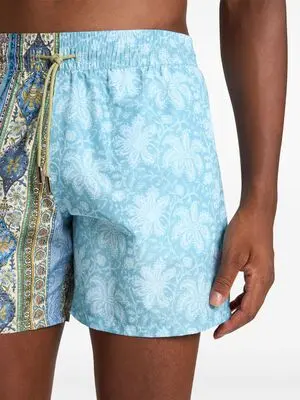 Etro Abstract-pattern Swim Shorts