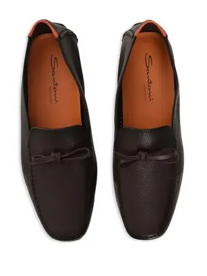 Santoni Havana Loafers - Red