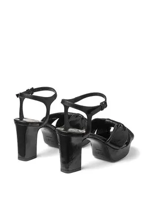 JIMMY CHOO 80mm Heloise Sandals - Black