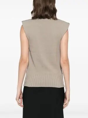 ENTIRE STUDIOS Burns Knit Vest - Grey