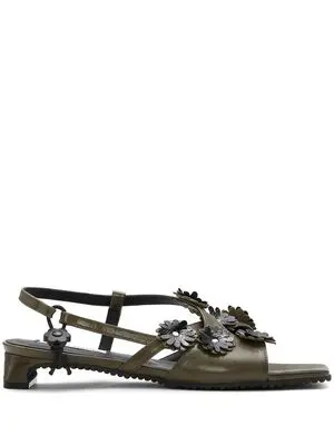 Cecilie Bahnsen Arna Sandals - Green