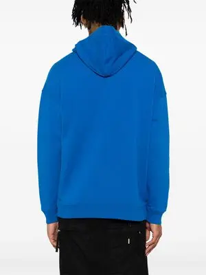 Givenchy Logo-print Hoodie - Blue