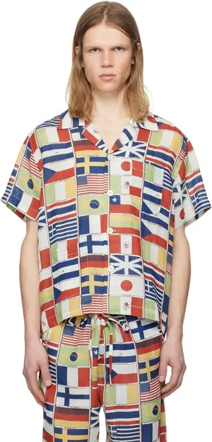 BODE Bode Multicolor International Short Sleeve Shirt Multi