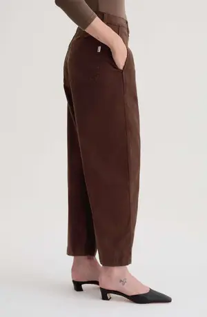 Ag Fiona Ankle Barrel Leg Chinos