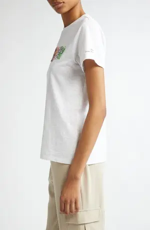 Cinq À Sept Bonjour Sequin Appliqué T-shirt
