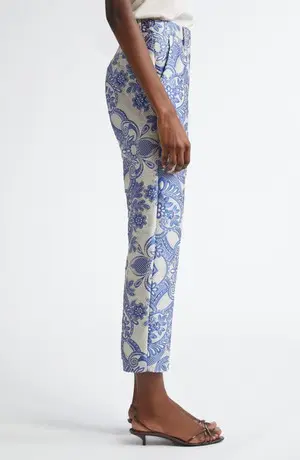 Etro Paisley Jacquard Pants