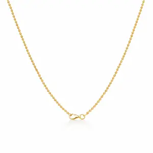 DONATELLO GIAN Name' Cut Bead Ball Chain Necklace - Gold