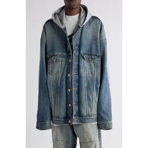 Men's Hooded Denim