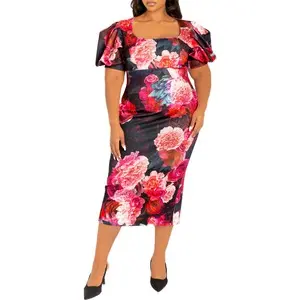 Buxom Couture Short Sleeve Day Dresses