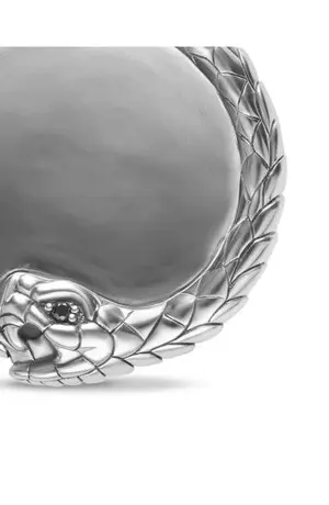 David Yurman Ouroboros Amulet With Black Diamonds
