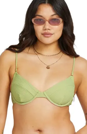 BILLABONG Morgan Tanlines U-wire Bikini Top