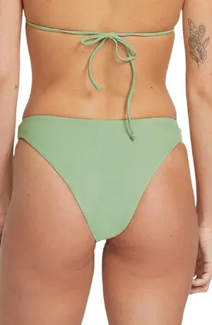 Volcom Simply Seamless Bikini Bottoms - Grass Green