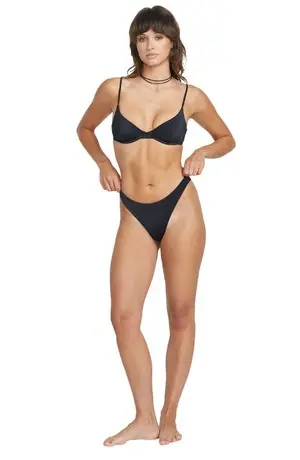 Volcom Seamless Bikini Bottoms - Black