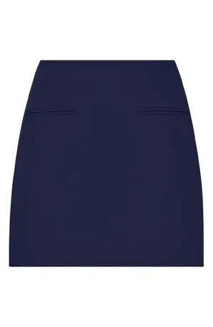 MILLY Lizzy Cady Mini Skirt - Navy