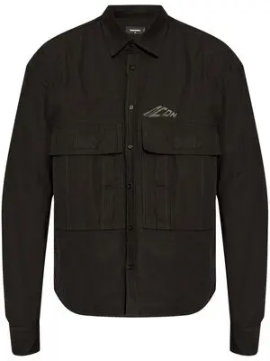 Dsquared2 Icon-logo Shirt - Black