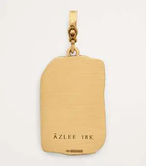 AZLEE 18k Yellow And Diamond Charm