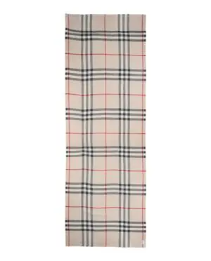 Burberry White Scarf
