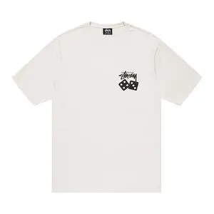 StÜssy Dice Pigment Dyed Tee - Cream