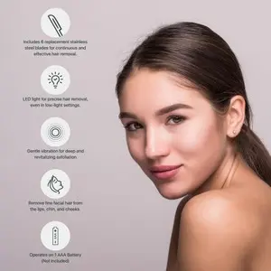 PURSONIC Precision Dermaplaning Hair Remover Tool