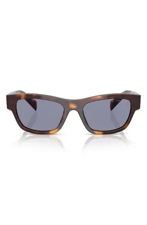 Prada 52mm Butterfly Polarized Sunglasses - Grey