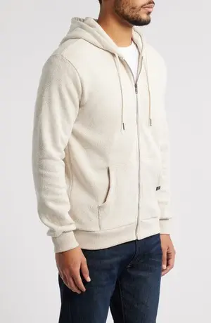 THREADS 4 THOUGHT Jordyn Full Zip Hooded Sweatshirt - Bone