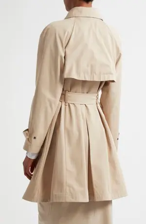 Emporio Armani Cotton-enriched Trench Coat
