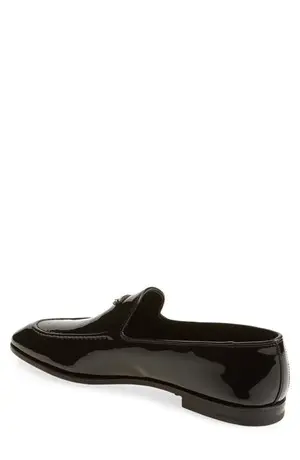 Prada Vernice Triangle Logo Loafer