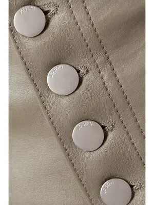 JOSEPH Den Cropped Leather Pants