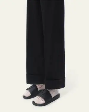 Valentino Garavani Coolslide Sandals - Black