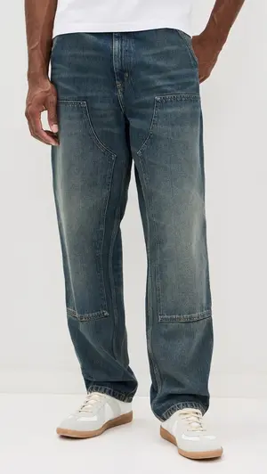 Carhartt Work In Progress Double Knee Denim Pants
