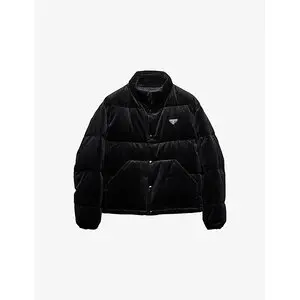 Prada Funnel-neck Cotton Jacket