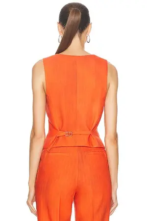 Gabriela Hearst Coleridge Vest - Spice