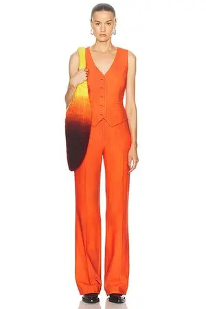 Gabriela Hearst Coleridge Vest - Spice