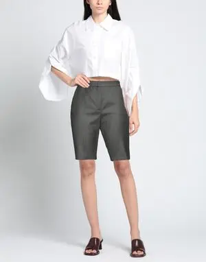 Balmain Tailored Virgin Wool Bermuda Shorts