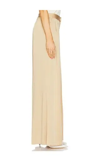 L'Agence Aubrie Mid Rise Wide Leg Pant