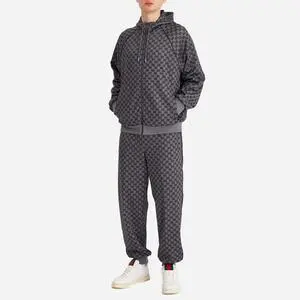 Gucci Light Neoprene Zip Through Jacket In Grey/Black - 40% Off
