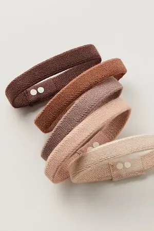 KOOSHOO Flat Hair Ties Earth Tints