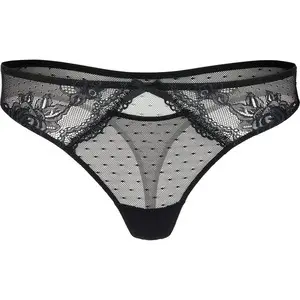ADORE ME Cordelia Thong Panties - Black