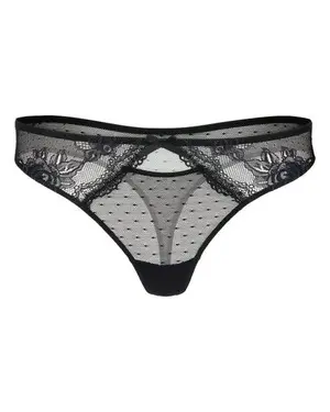 ADORE ME Cordelia Thong Panties - Black