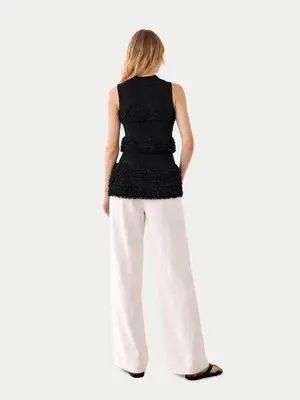 Gobi Cashmere Loop-stitch Vest