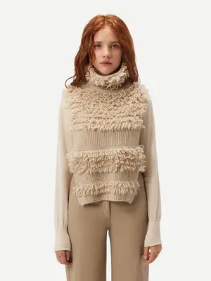 Gobi Cashmere Loop-stitch Gilet