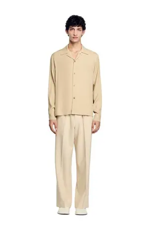 Sandro Floaty Shirt Sand.