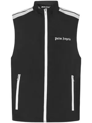 Palm Angels Logo-print Vest - Black