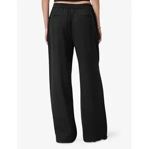 ALLSAINTS Aleida Wide-leg Mid-rise Trousers - Black
