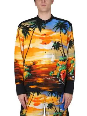 Dolce & Gabbana Hawaii Print Shirt - Multicolour