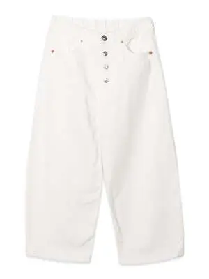 MAISON MARGIELA Wide Leg Cotton Trousers