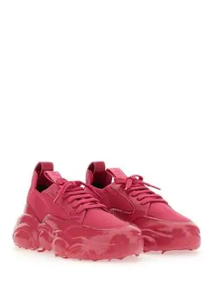 Moschino Logo Sneakers - Fuchsia